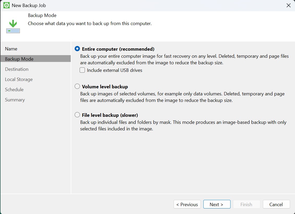 Veeam Agent for Windows – Chuyển toàn bộ dữ liệu máy cũ qua máy mới bao ...